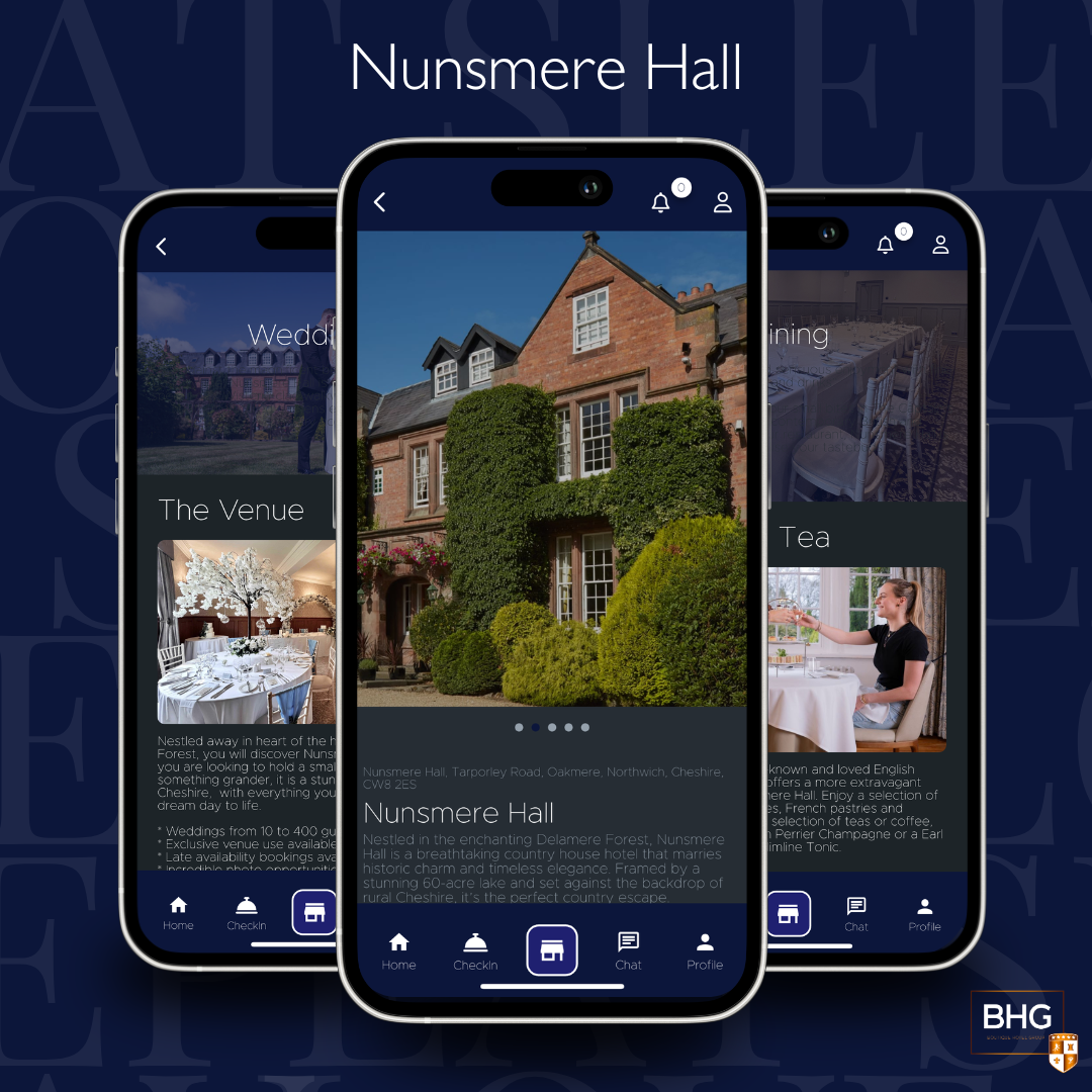 THE BHG APP - Nunsmere Hall